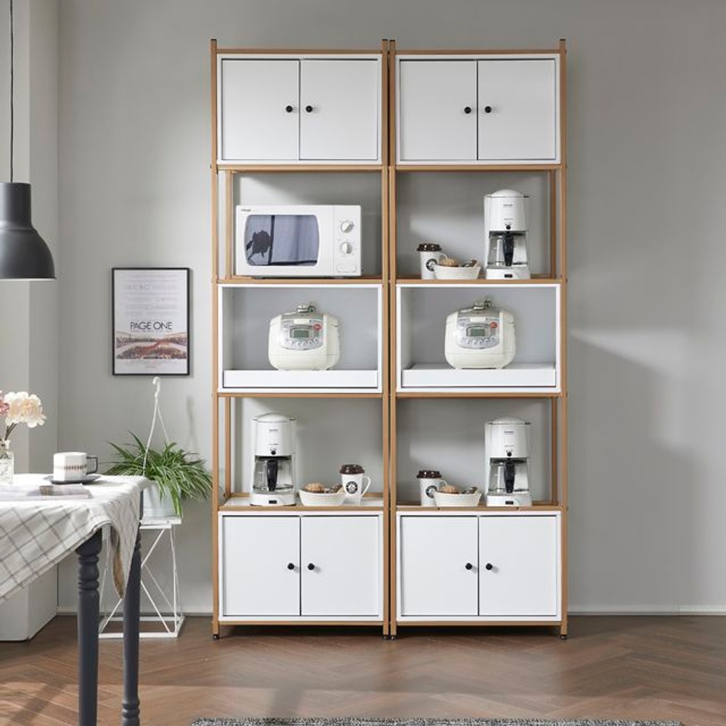 [1300k] 테라 시스템 5단스틸 BDCDB+BDCDB 주방수납장세트 1280- 이랜드몰