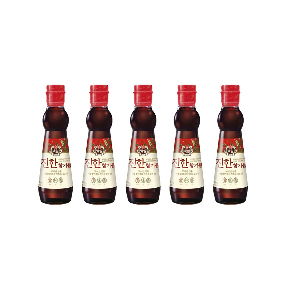 [CJ제일제당] 백설 진한참기름 320ml x 5개- 이랜드몰