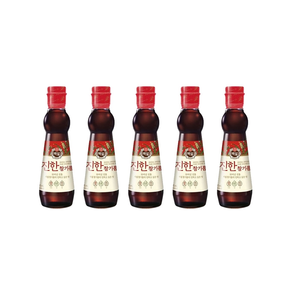 [CJ제일제당] 백설 진한참기름 320ml x 5개- 이랜드몰