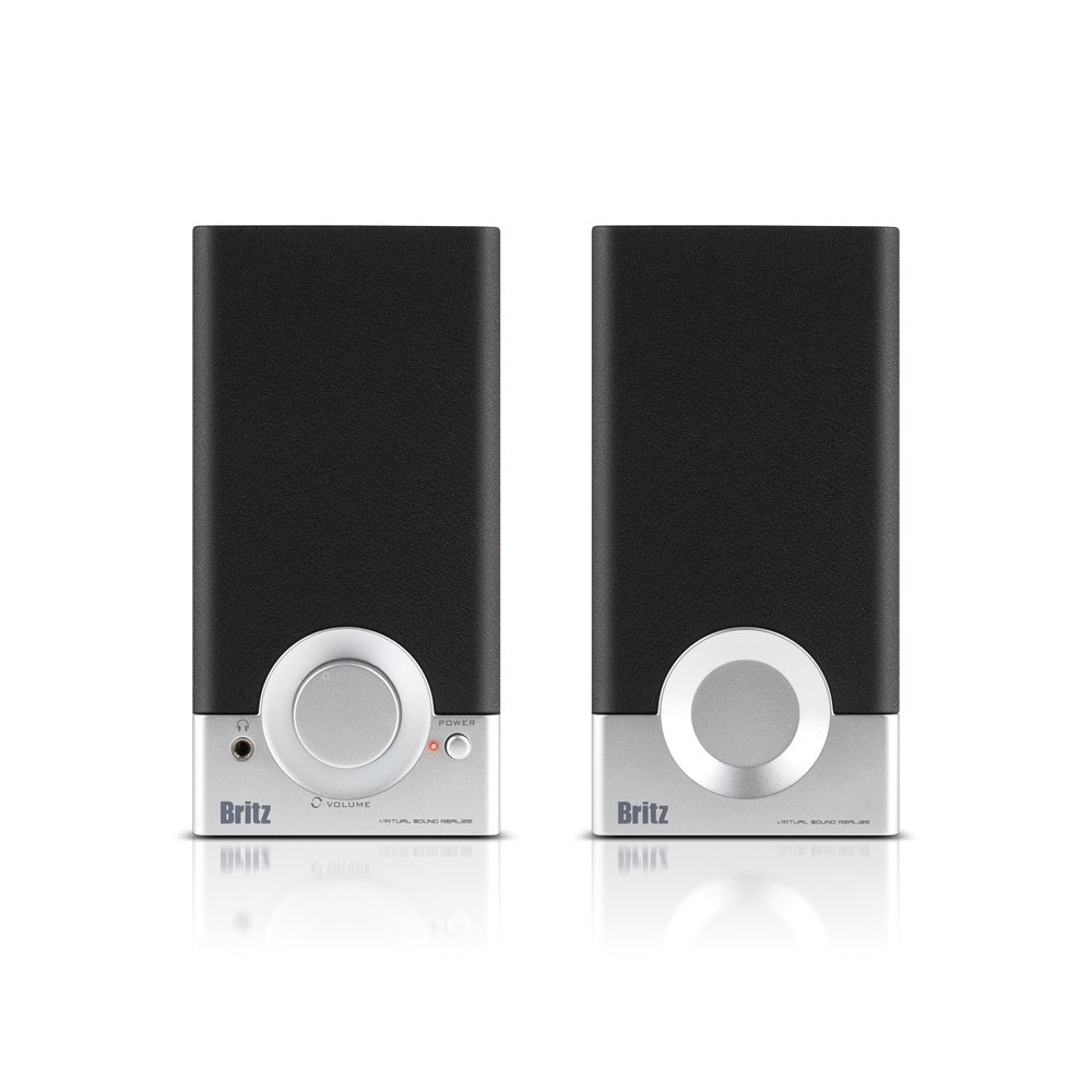 Britz BR-1000A Cuve Black 2 2채널 PC스피커- 이랜드몰