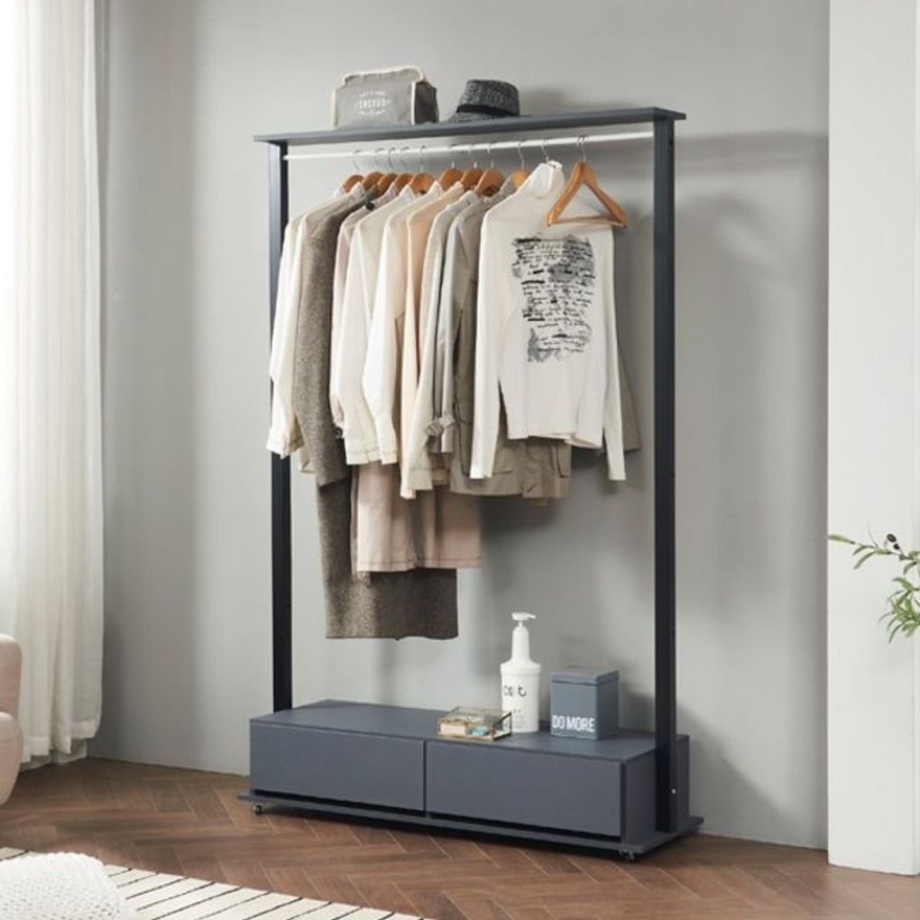 [1300k] 아이린 1670 1단서랍 롱드레스룸행거 1200- 이랜드몰