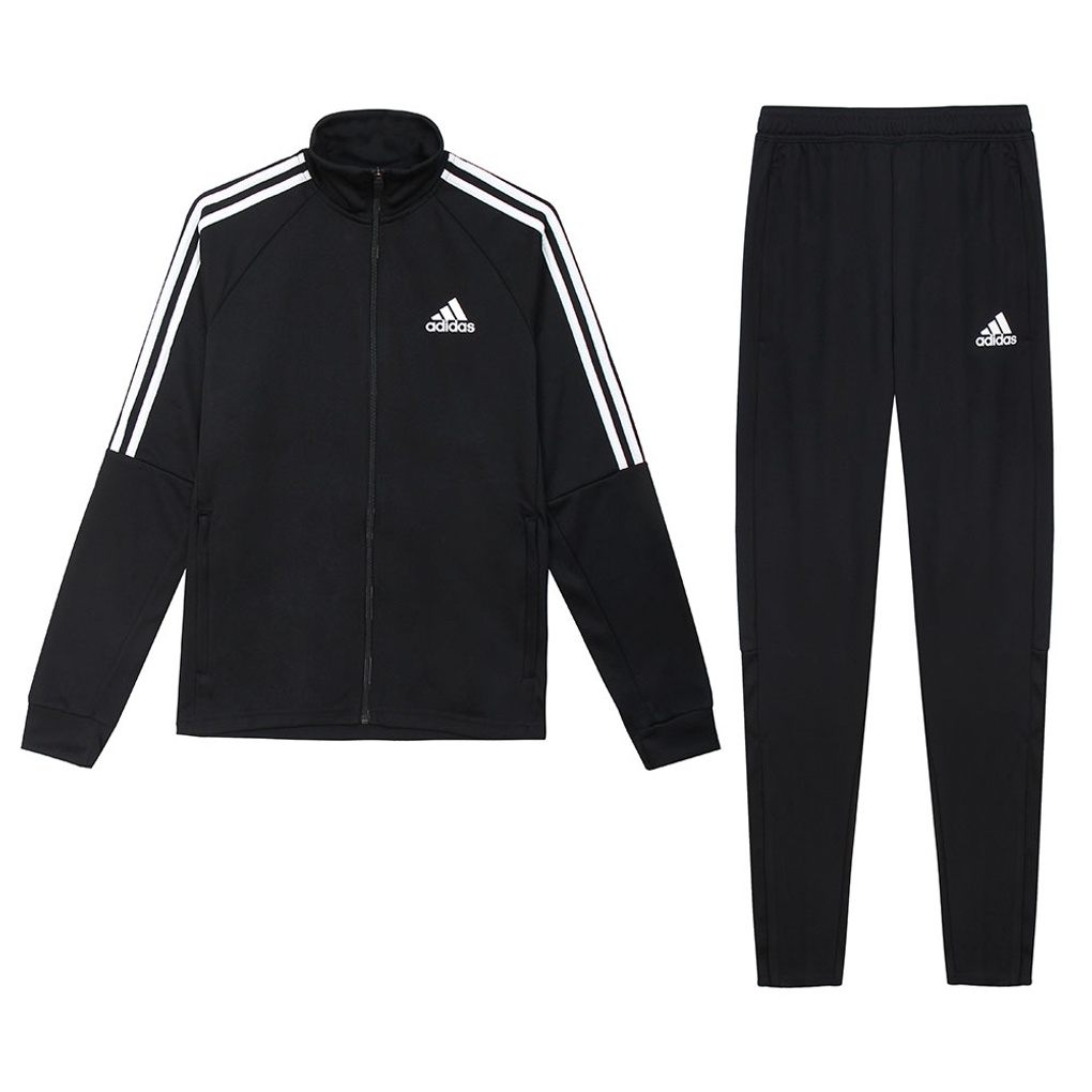 아디다스 세레노 블랙 남자 트랙 수트 운동복 체육복 츄리닝 트레이닝복세트 짐웨어 H28922- 이랜드몰