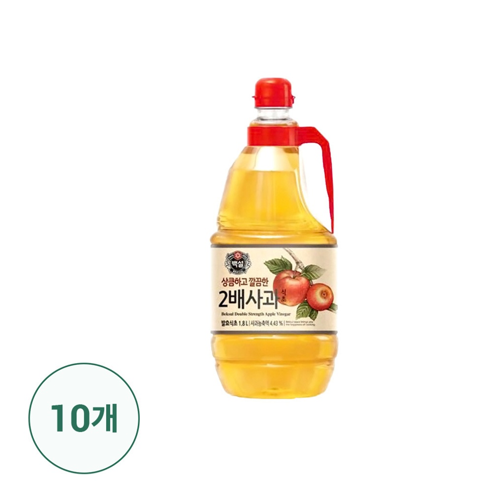 [CJ제일제당] 백설 2배사과식초 1.8L x 10개- 이랜드몰