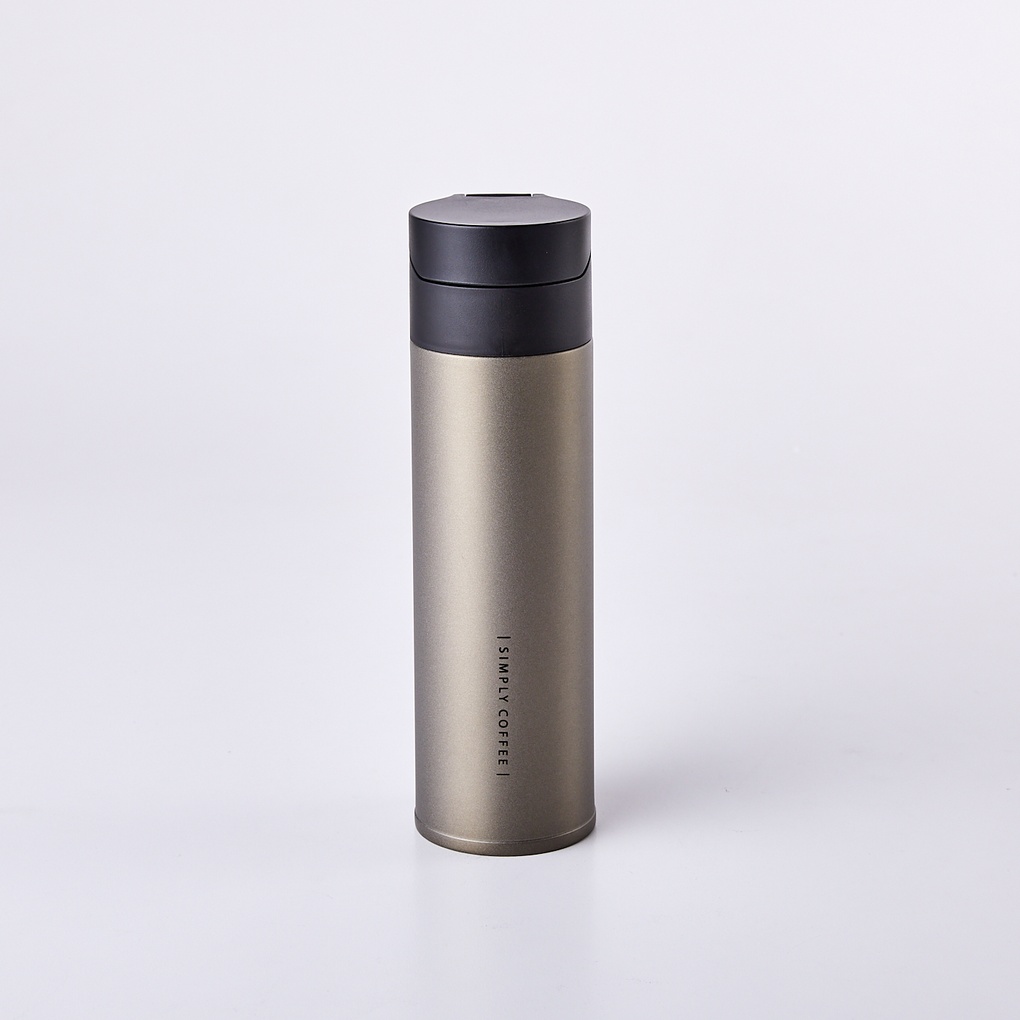 심플리커피 원터치 보온보냉 텀블러 420ML 카키- 이랜드몰