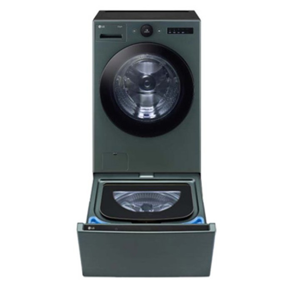 LG 트윈워시 드럼 세탁기(24kg)＋미니워시(4kg) 세트 FX24GNX (네이처 그린)- 이랜드몰