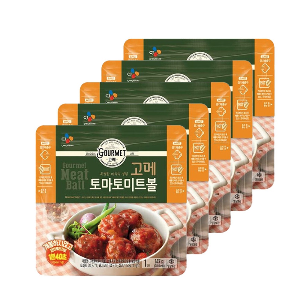 [CJ제일제당] 고메 토마토미트볼 147g x 5개- 이랜드몰