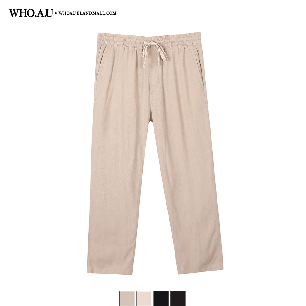 린넨 테이퍼드 밴딩팬츠 (4color) / WHTAB2424U- 이랜드몰