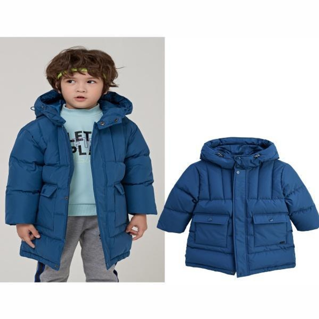 컬리수 NC충장점 특가 루즈핏 오리털점퍼 에센셜롱다운점퍼C214JMG51P 블루- 이랜드몰