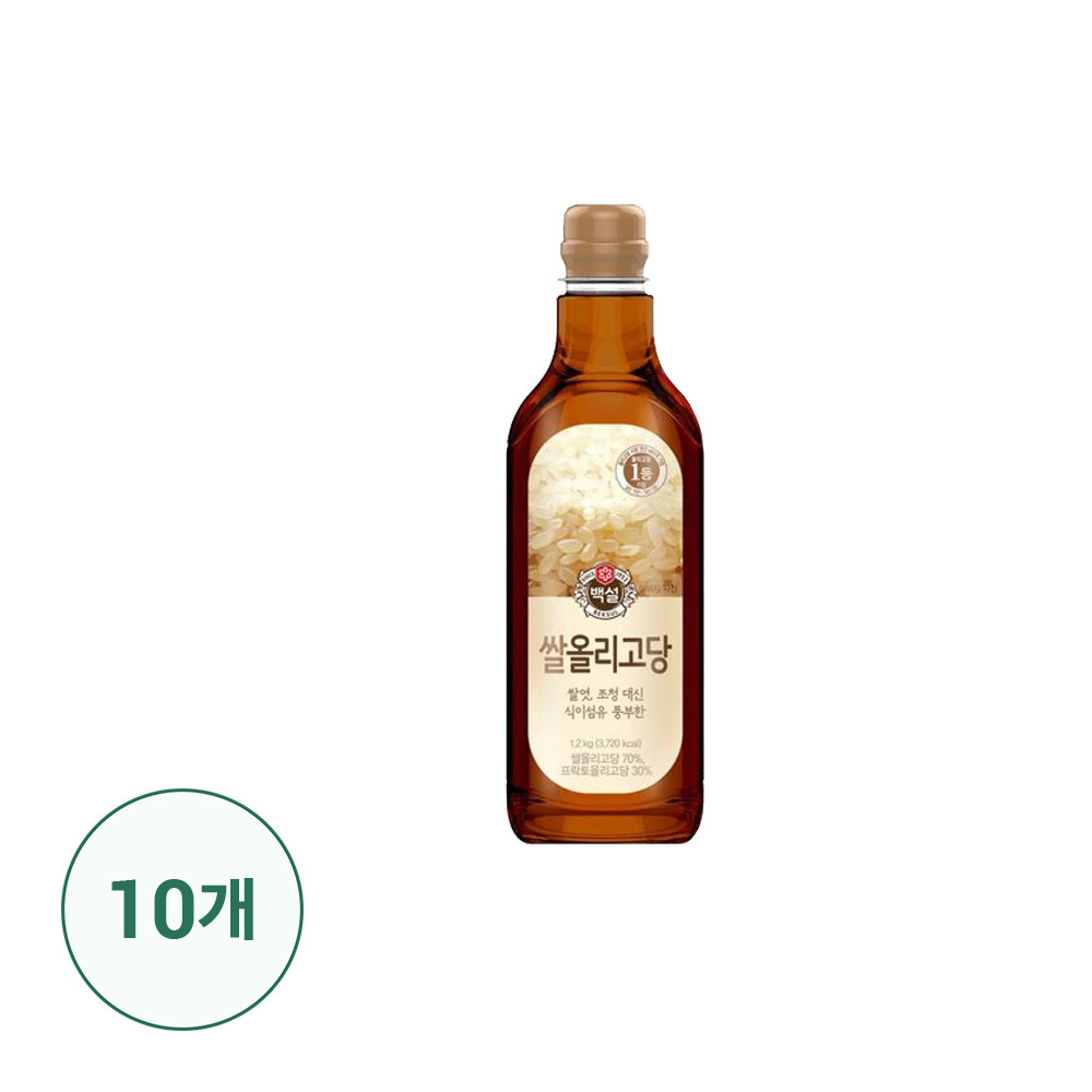 [CJ제일제당] 백설 쌀올리고당 1.2kg x 10개- 이랜드몰