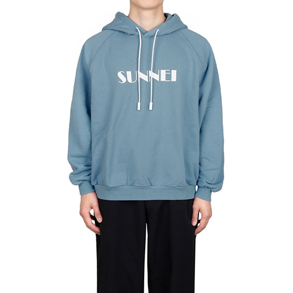 22SS 스틸블루 빅로고 후드 스웨트셔츠 MRTWXJER010 COT007 0084- 이랜드몰