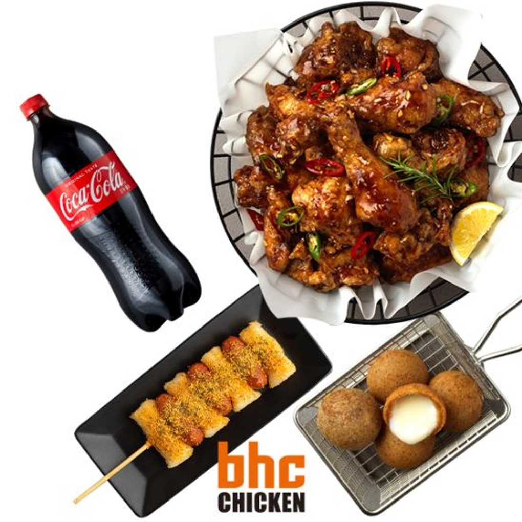 [BHC] 맛초킹+뿌링소떡+치즈볼+콜라1.25L- 이랜드몰