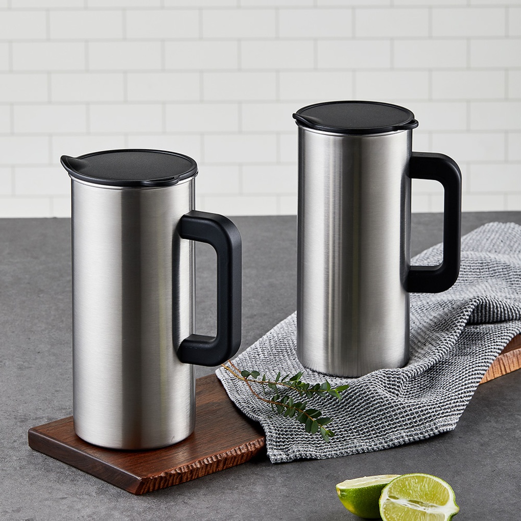 모던 스테인리스 304 냉장고물병 1.5L 1+1(2P)세트 스텐_KC0321004- 모던하우스