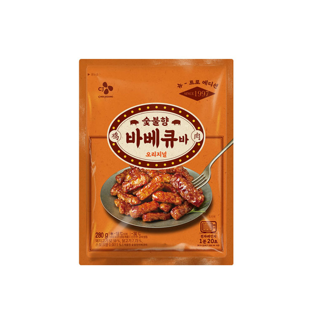 [CJ제일제당] 숯불향바베큐바 280g x 1개- 이랜드몰