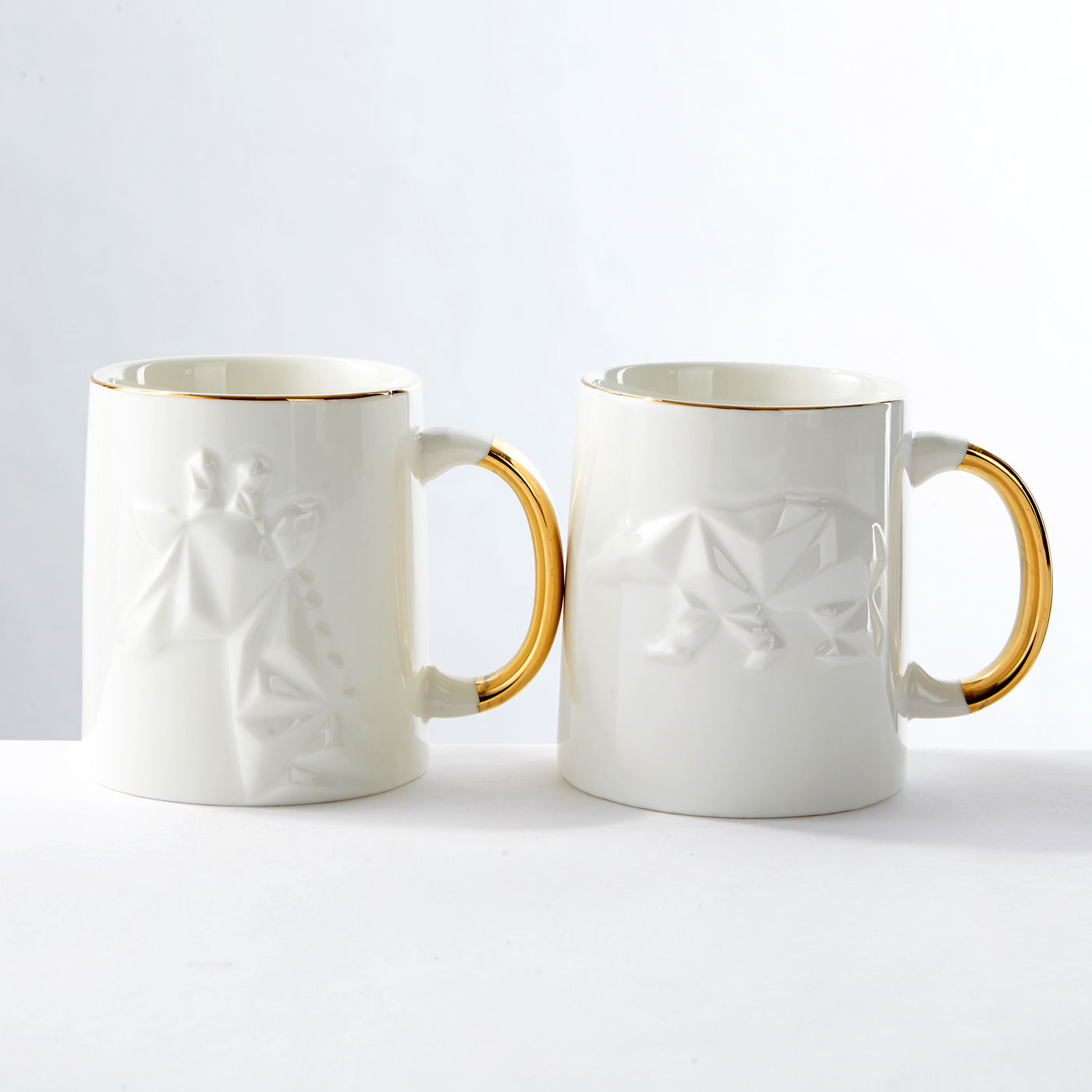 골드 애니멀머그 2P 420ML 기프트세트- 모던하우스