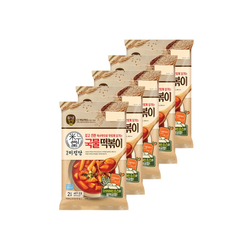 [CJ제일제당] 즐거운동행 미정당 국물떡볶이 401.2g x 5개- 이랜드몰