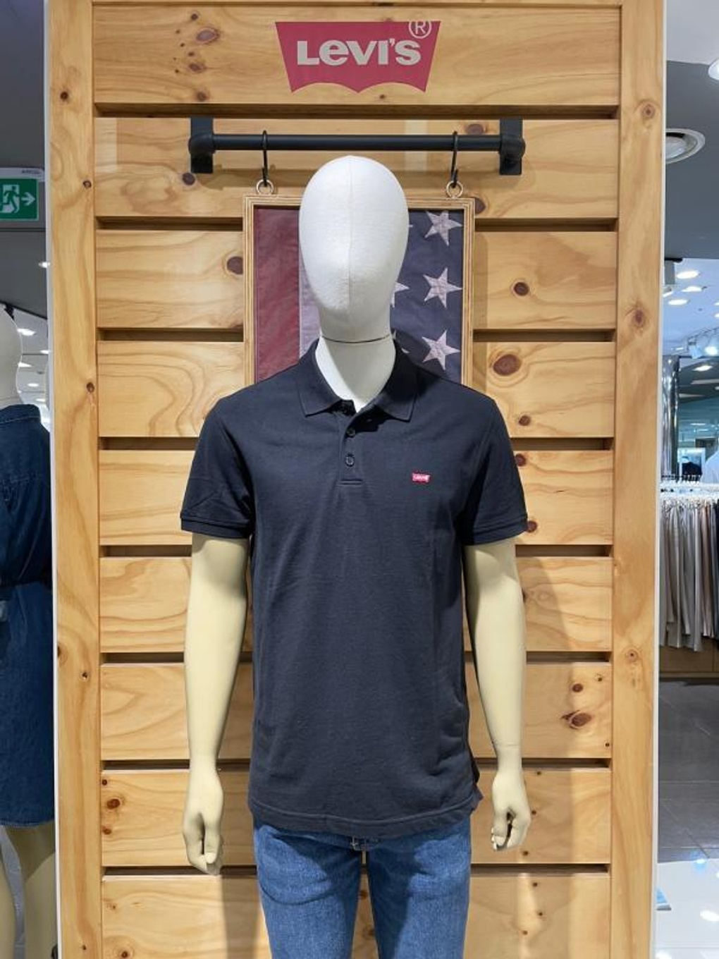 리바이스 Levis 남성 베트윙 스몰 로고 블랙 카라티셔츠 (35883-0007)- 이랜드몰