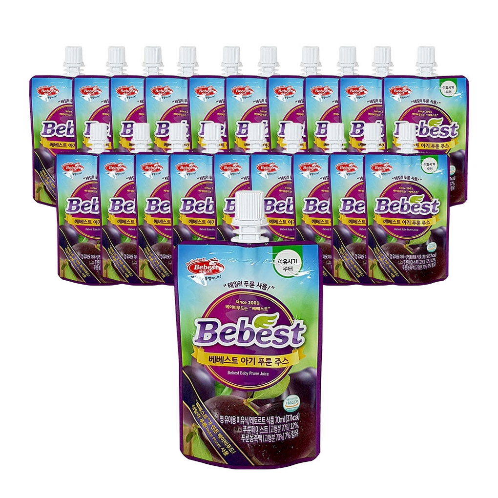 [베베스트] 아기 푸룬주스 70ml 20개- 이랜드몰