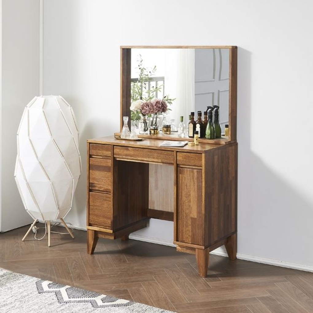 [1300k] 아뜨랑제 멀바우원목 화장대- 이랜드몰