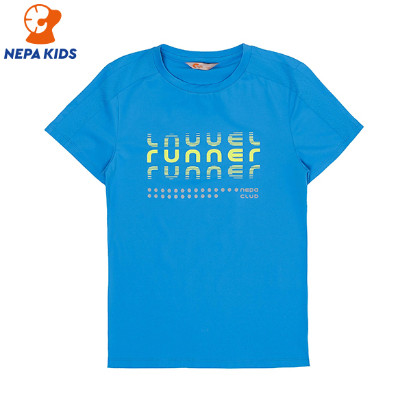 NEPA 네파키즈 RUNNER MESH MIX 티셔츠 네온블루 KGD5317- 이랜드몰