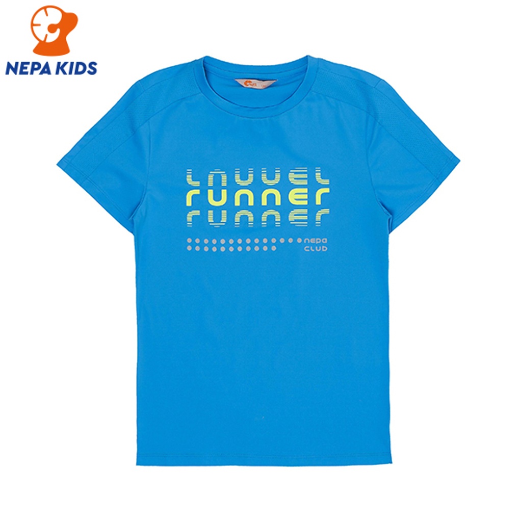 NEPA 네파키즈 RUNNER MESH MIX 티셔츠 네온블루 KGD5317- 이랜드몰