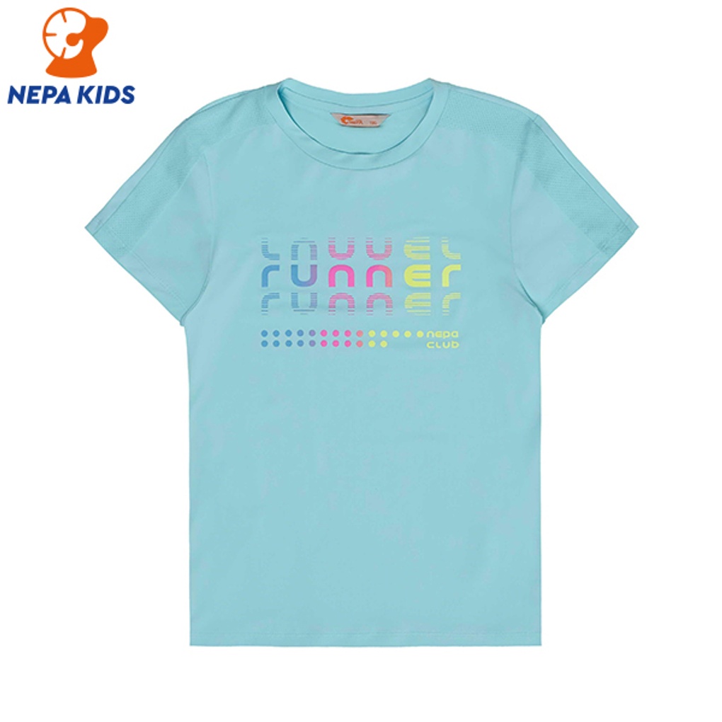 NEPA 네파키즈 RUNNER MESH MIX 티셔츠 엔젤블루 KGD5317- 이랜드몰