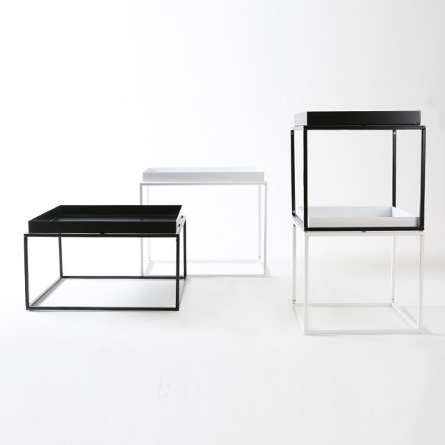 [1300k] 스퀘어 트레이 철제테이블(400x400)- 이랜드몰