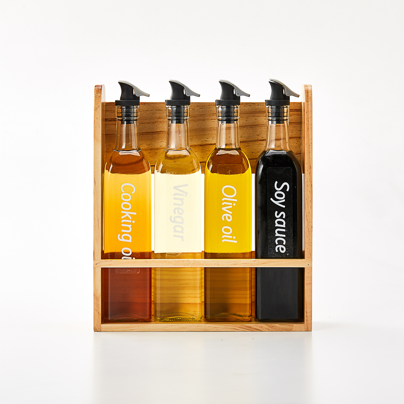 WOW 깔끔오일병 500ml 4P 우드랙세트_KC0520020- 모던하우스