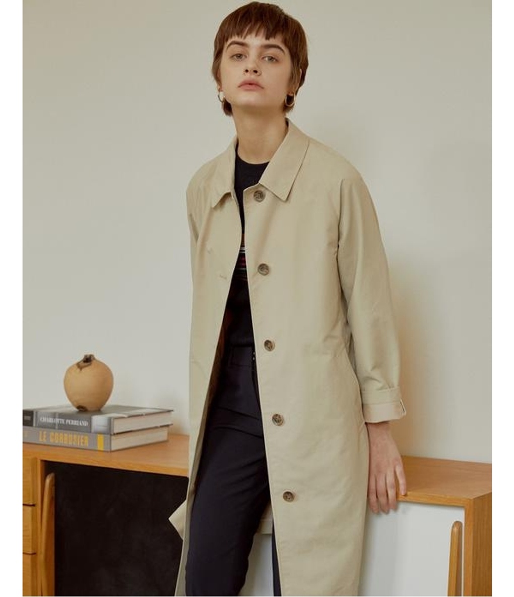 20SS 헤지스레이디스 HSCO0B213I2 단색 면혼방 트렌치코트- 이랜드몰