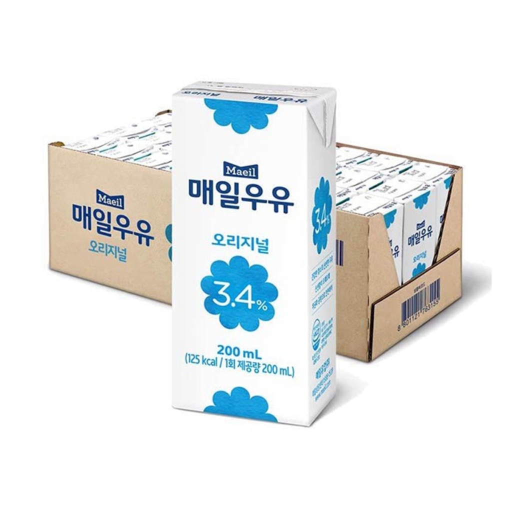 매일우유 오리지널 멸균 200ml x 24개 한박스- 이랜드몰