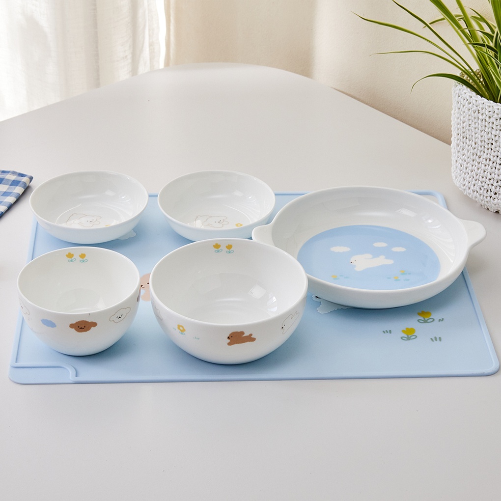 ON 쁘띠비숑 본차이나 키즈식기세트 6p SET_KI0422032- 이랜드몰