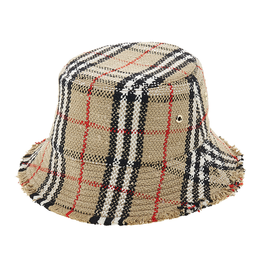 [버버리] 공용 체크 부클레 버킷햇 8063742 MH TWEED BUCKET HAT A8- 이랜드몰
