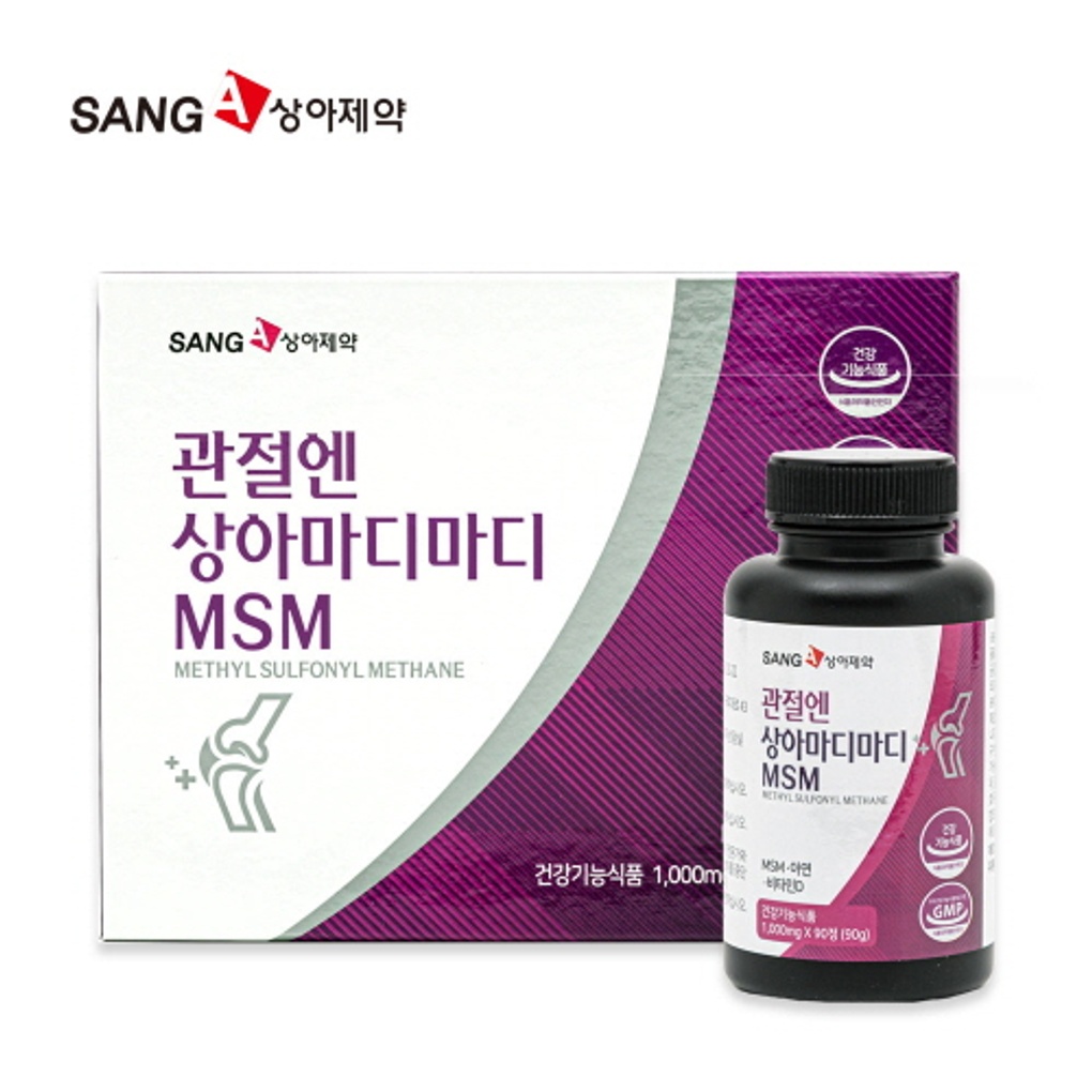 [상아제약] 관절엔 상아 마디마디 MSM (1000mg*90정*2EA)- 이랜드몰
