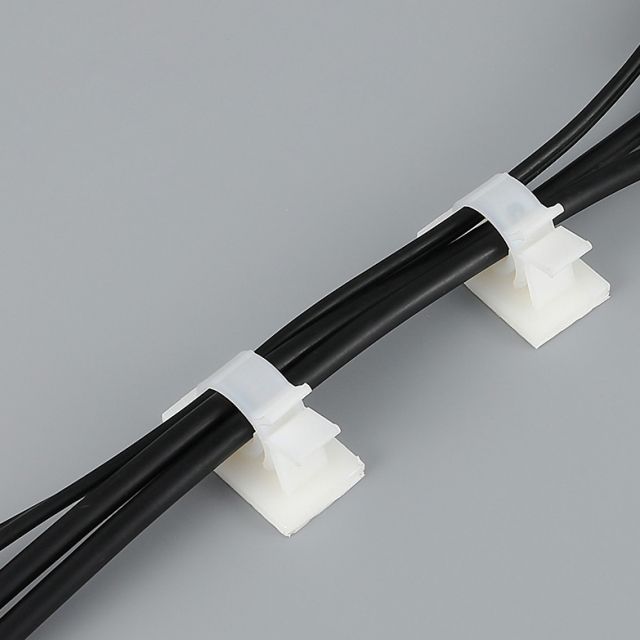 [1300k] 플라이어블 케이블 정리 부착 홀더 (10개입) 몰딩- 이랜드몰