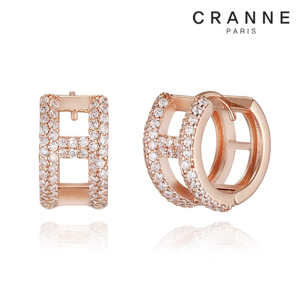 14K H 큐빅 원터치 귀걸이(gold filled) C24EGF175- 이랜드몰