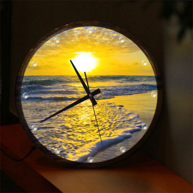 [1300k] nf826-LED시계액자35R해변의낮과밤- 이랜드몰