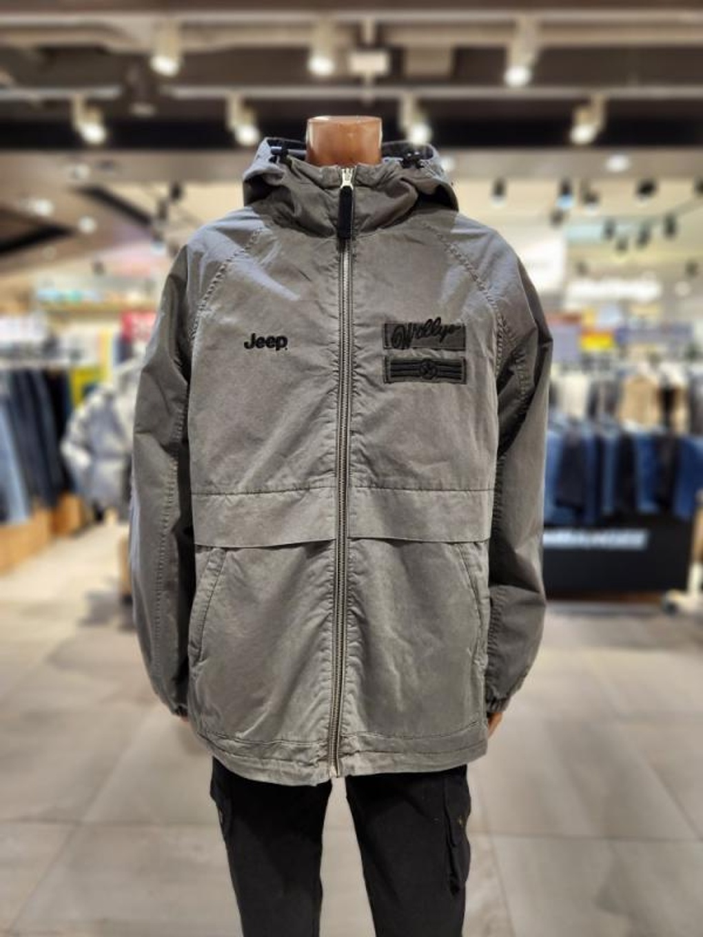 JEEP 점퍼 U211 JN1JP SPRING 피그먼트 후드 아우터 공용- 이랜드몰