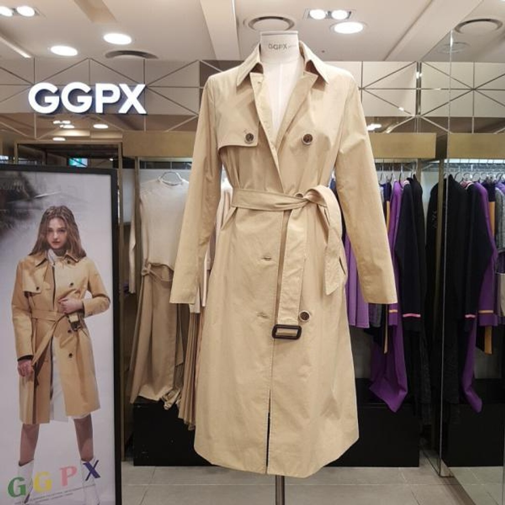 싱글 벨티드 롱 트렌치코트 GKAI-BB502F- 이랜드몰