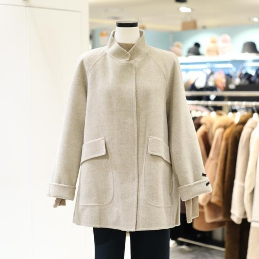 캐시미어 하이넥 A라인 반코트 CACW0-WCH360_강서점- 이랜드몰