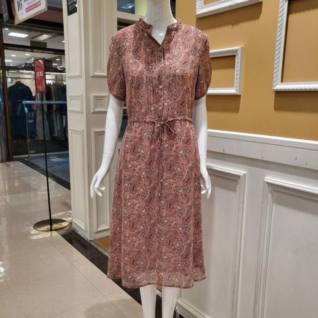 BCBG 비씨비지 여름신상품22 롤리 베이즐리 원피스 B2B4O683- 이랜드몰