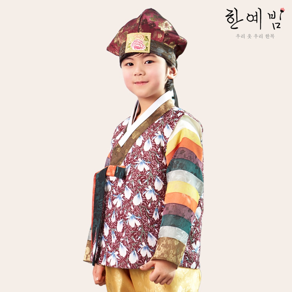 [한예빔] Hb 5014 꽃잎찬이 아동한복 남아한복 이랜드몰