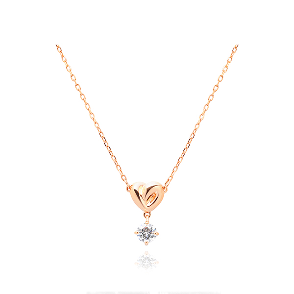[스와로브스키 SWAROVSKI] 5516542 / LIFELONG HEART 로즈골드 플래팅 하트 목걸이- 이랜드몰