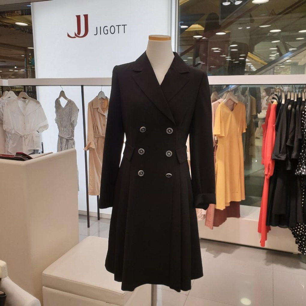 JJ지고트 더블 버튼 플레어 원피스 GK3A0OP17- 이랜드몰