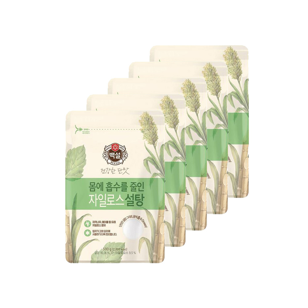 [CJ제일제당] 백설 하얀 자일로스설탕 500g x 5개- 이랜드몰