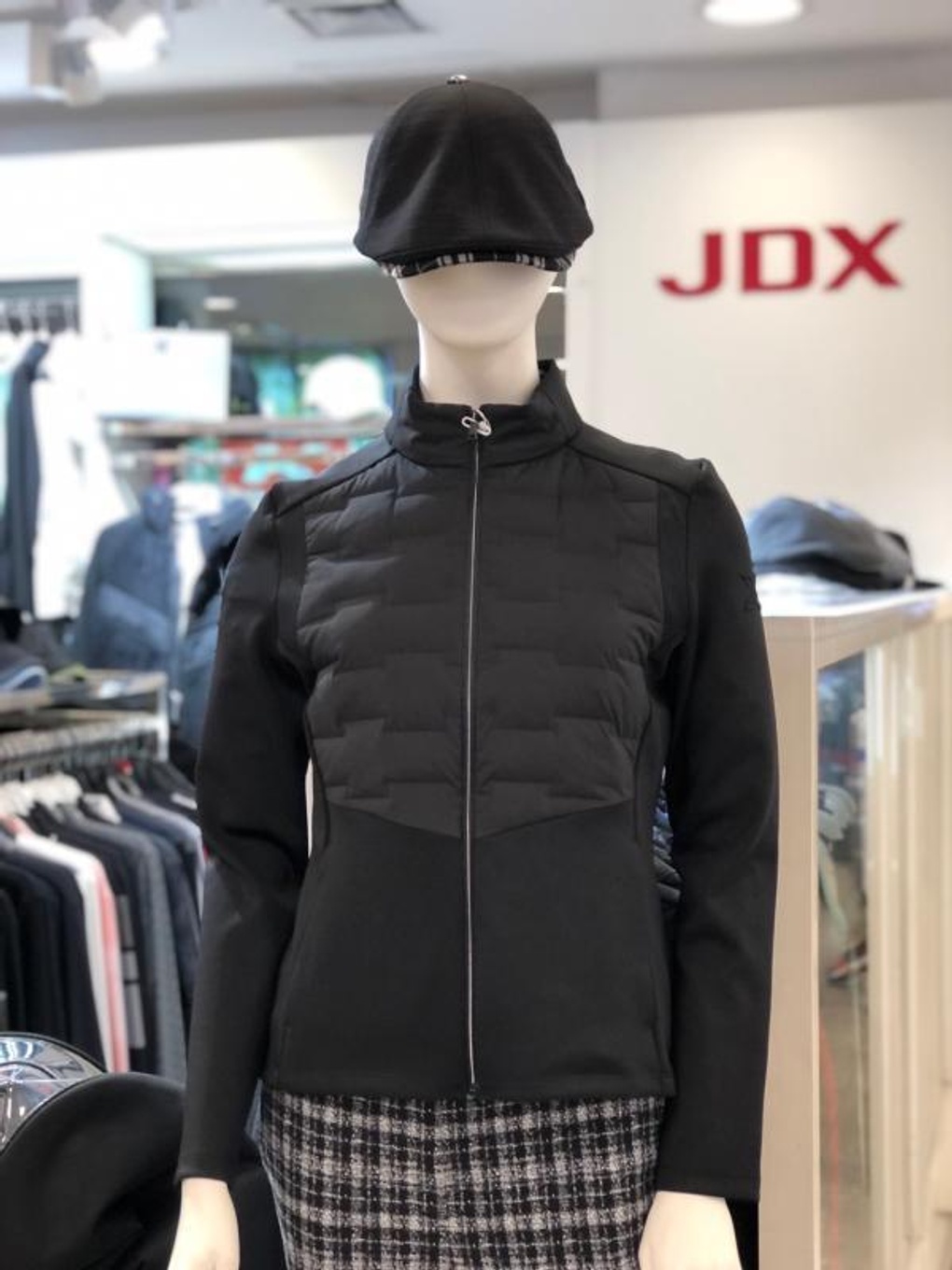 JDX 여성가을 튜브 믹스 하이브리드 구스다운 점퍼(X1WDT7131) BK_동아쇼핑- 이랜드몰