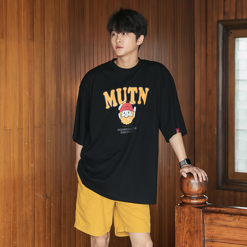 [alvinclo_enormous] XL~4XL 빅사이즈 마운틴 이모션 오버핏 반팔티 BE53872 (3 COLOR)- 이랜드몰