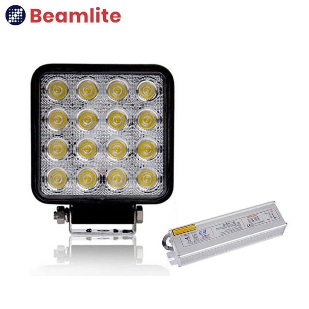 [1300k] LS48 4000루멘 써치라이트 48W LED작업등 AC연결용- 이랜드몰