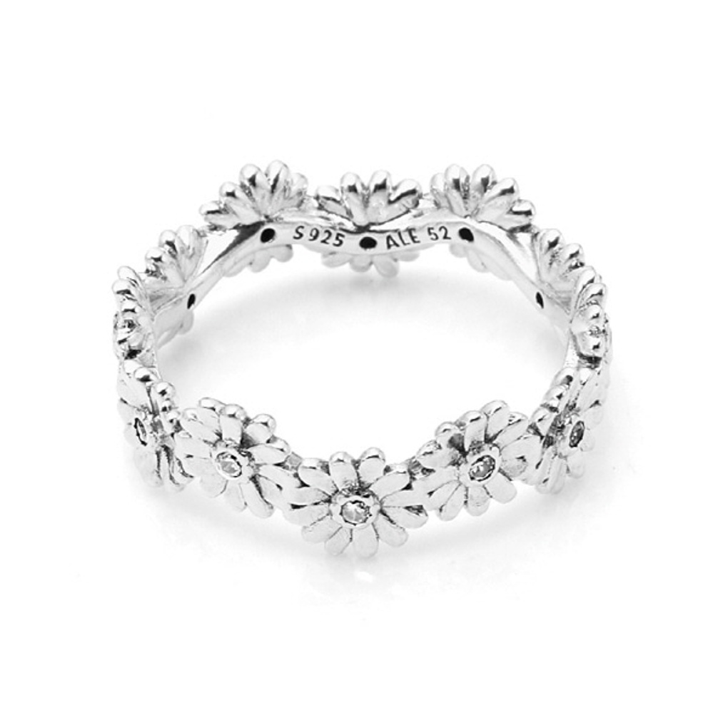 [판도라 PANDORA] 198799C01 스파클링 데이지 플라워 실버 반지- 이랜드몰