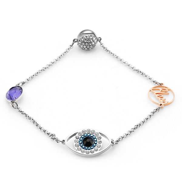 SWAROVSKI 스와로브스키 5365749 REMIX COLLECTION EYE SYMBOL STRAND 팔찌- 이랜드몰