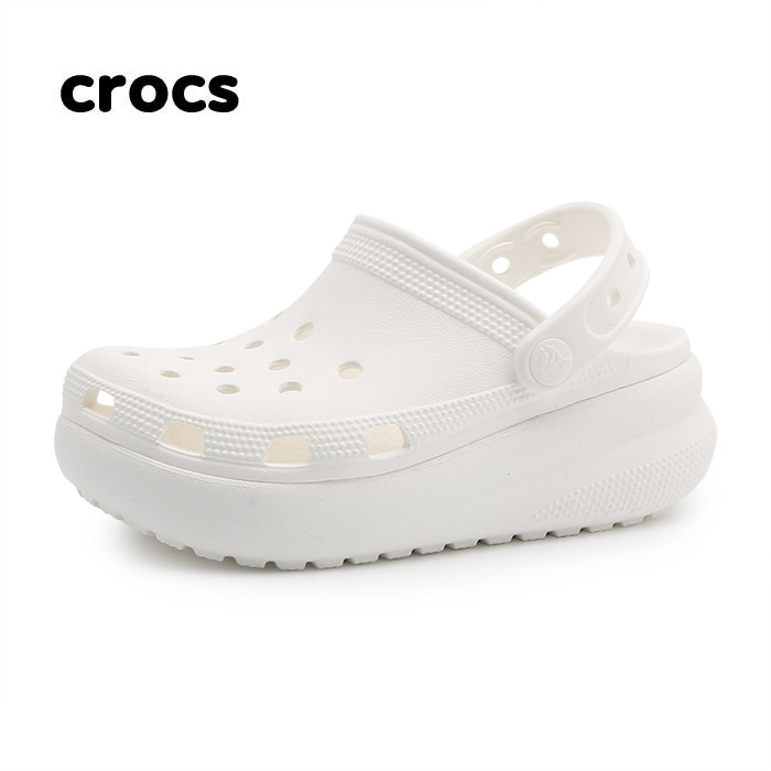 (175 onesize 특가)크록스 주니어 클래식 큐티 클로그 화이트 (207708-100)- 이랜드몰