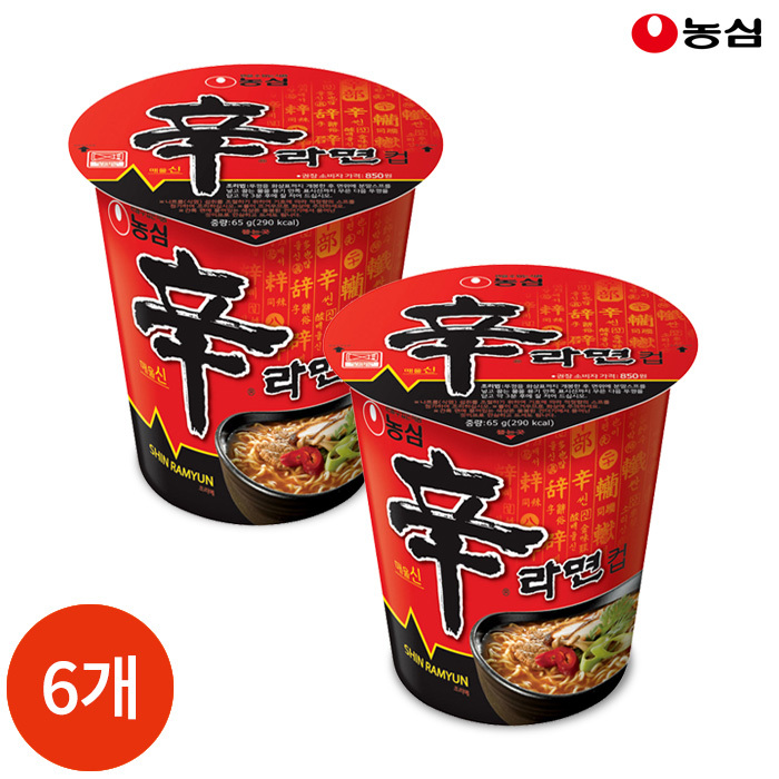 농심 신라면 컵라면 65g x 6개- 이랜드몰